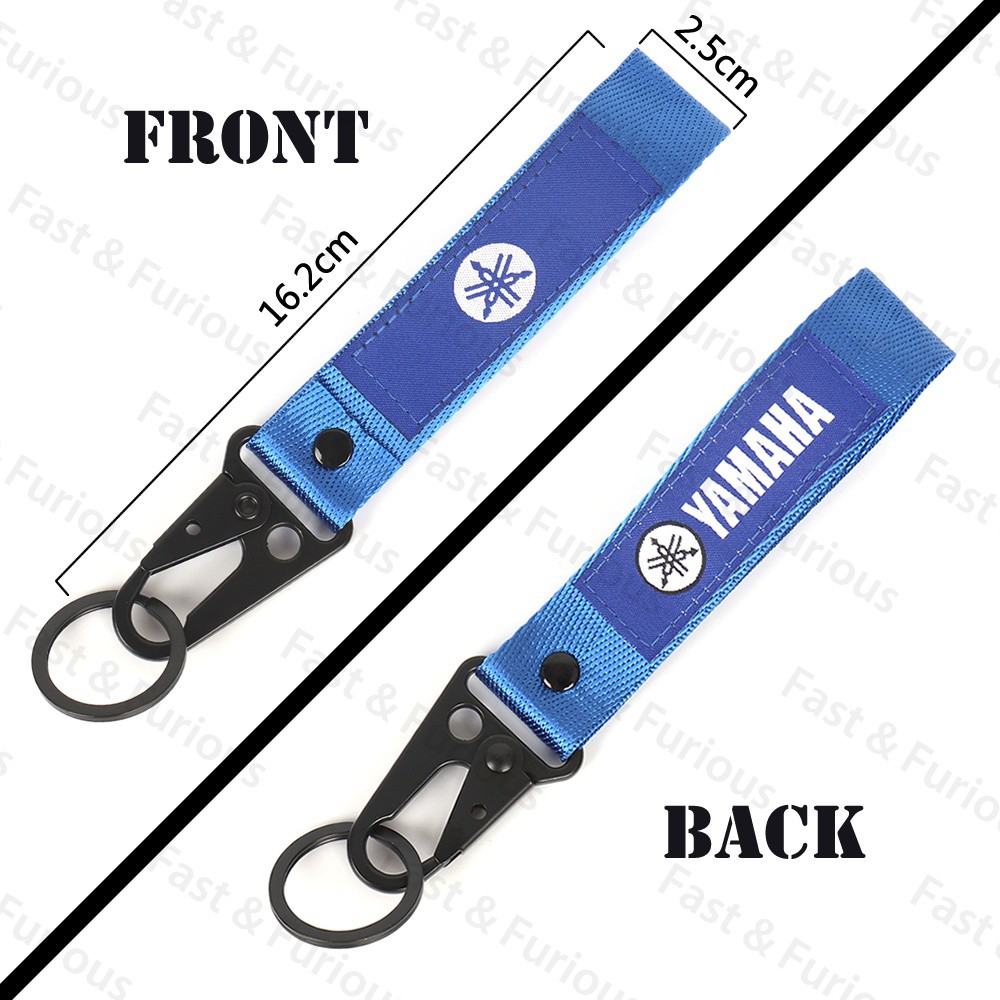 [New Style] Yamaha Keychain Motorcycle Durable Strap Key Ring Keyring ...