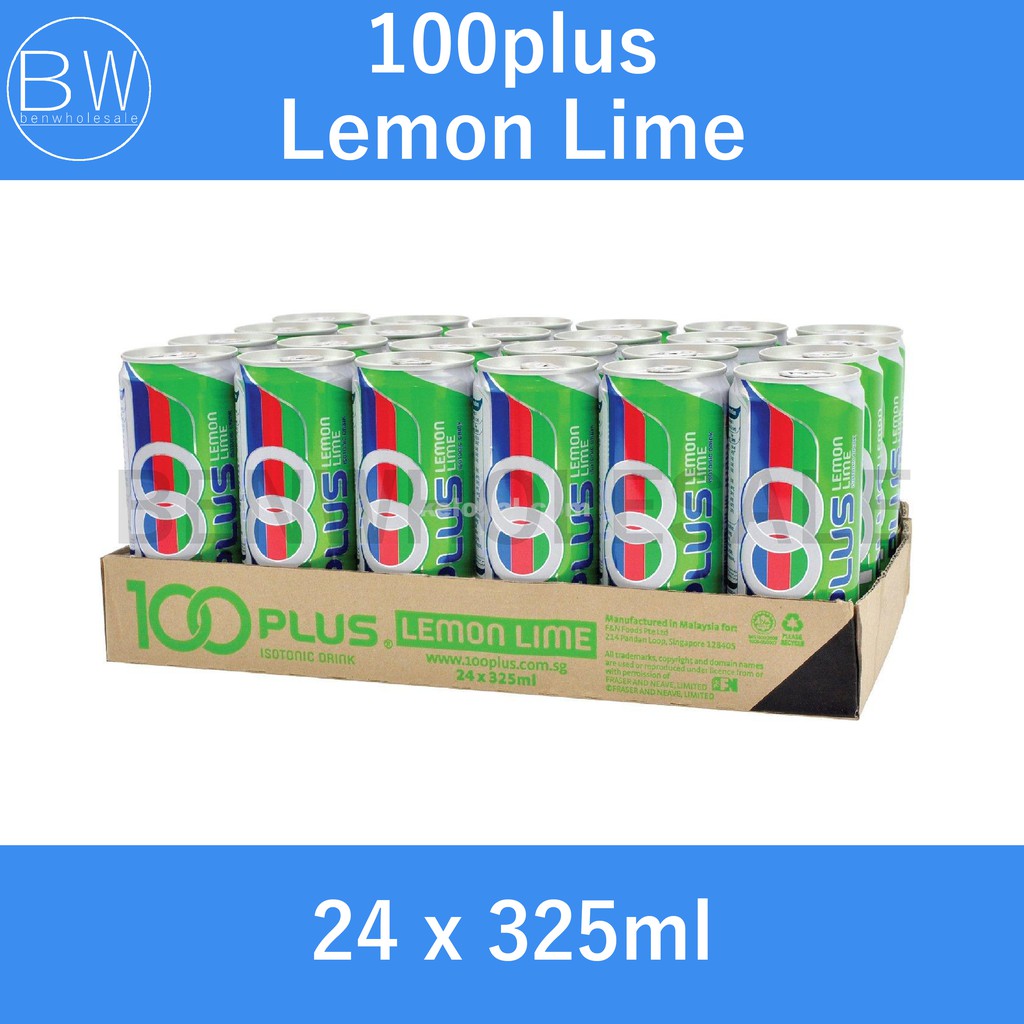100plus Lemon Lime Can (24 x 325ml) Carton | Shopee Singapore