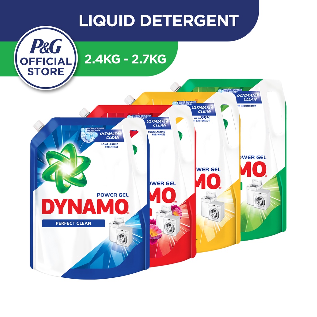 Dynamo Liquid Power Gel Detergent 1.4/2.35/2.4/2.7/2.95kg | Shopee ...