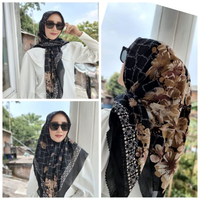 Rectangular Hijab Voal Motif Rectangular Veil Motif Rectangular Voal ...