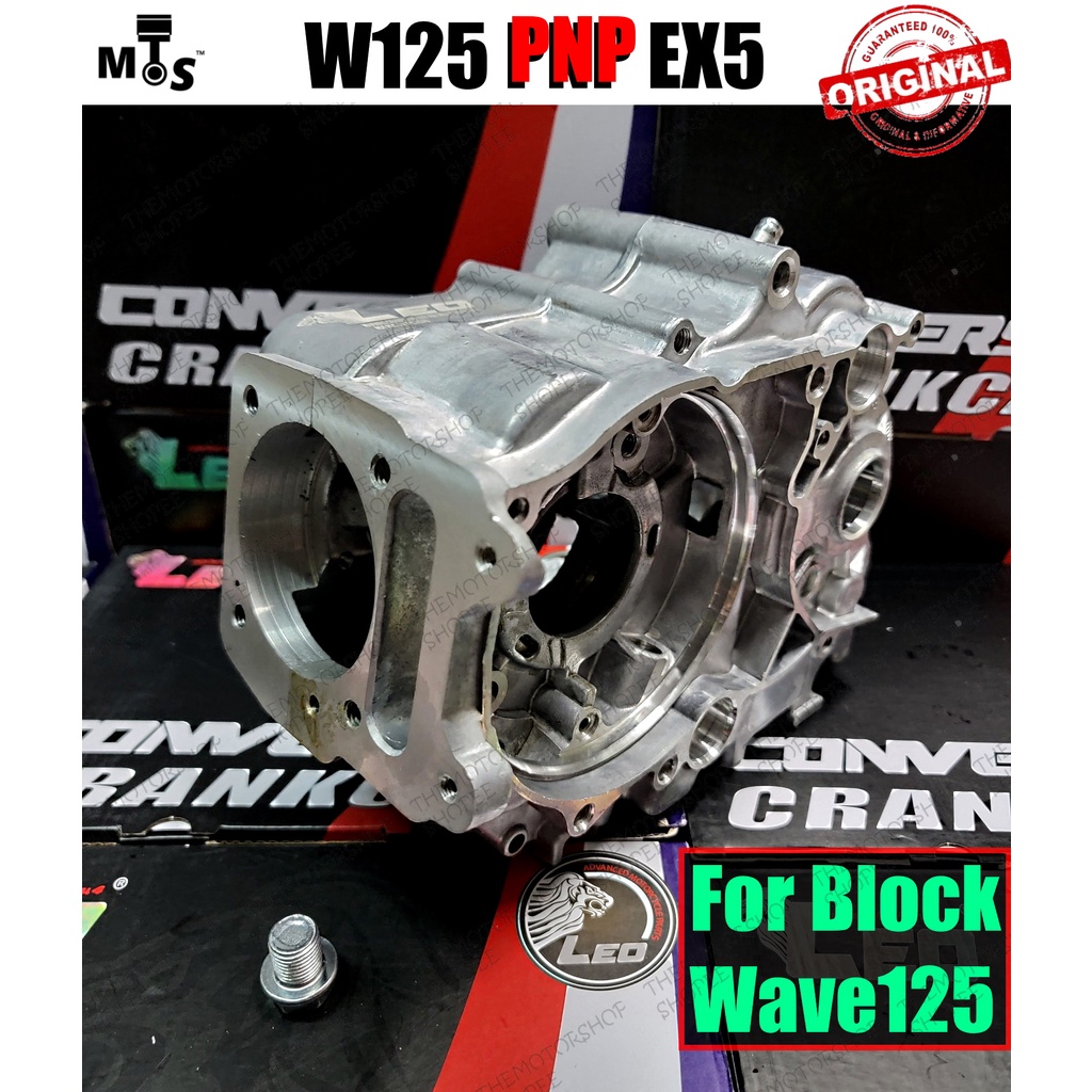 Crankcase Wave125 PNP EX5 Class1/Dream/Wave100 69mm LEO Casing Custom ...