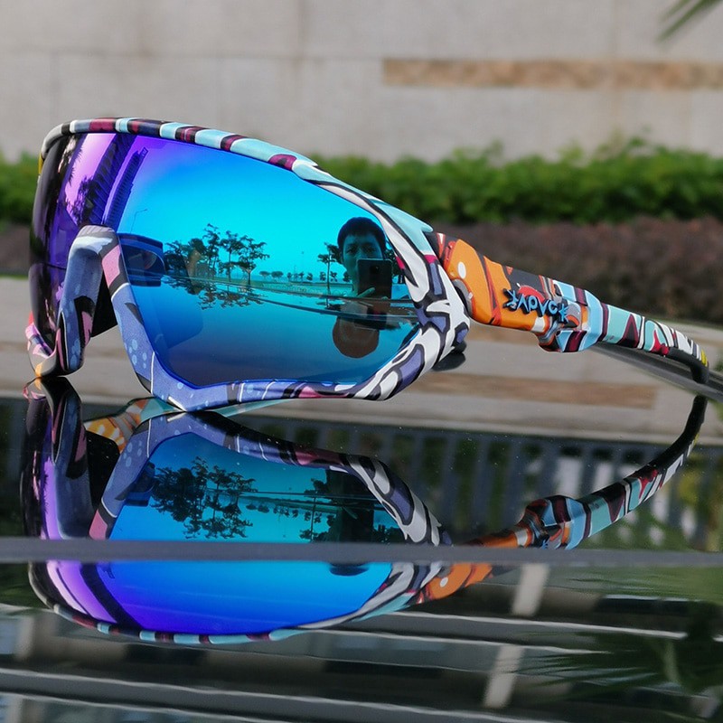 Photochromic cycling sunglasses Polarized sports glasses goggles ...