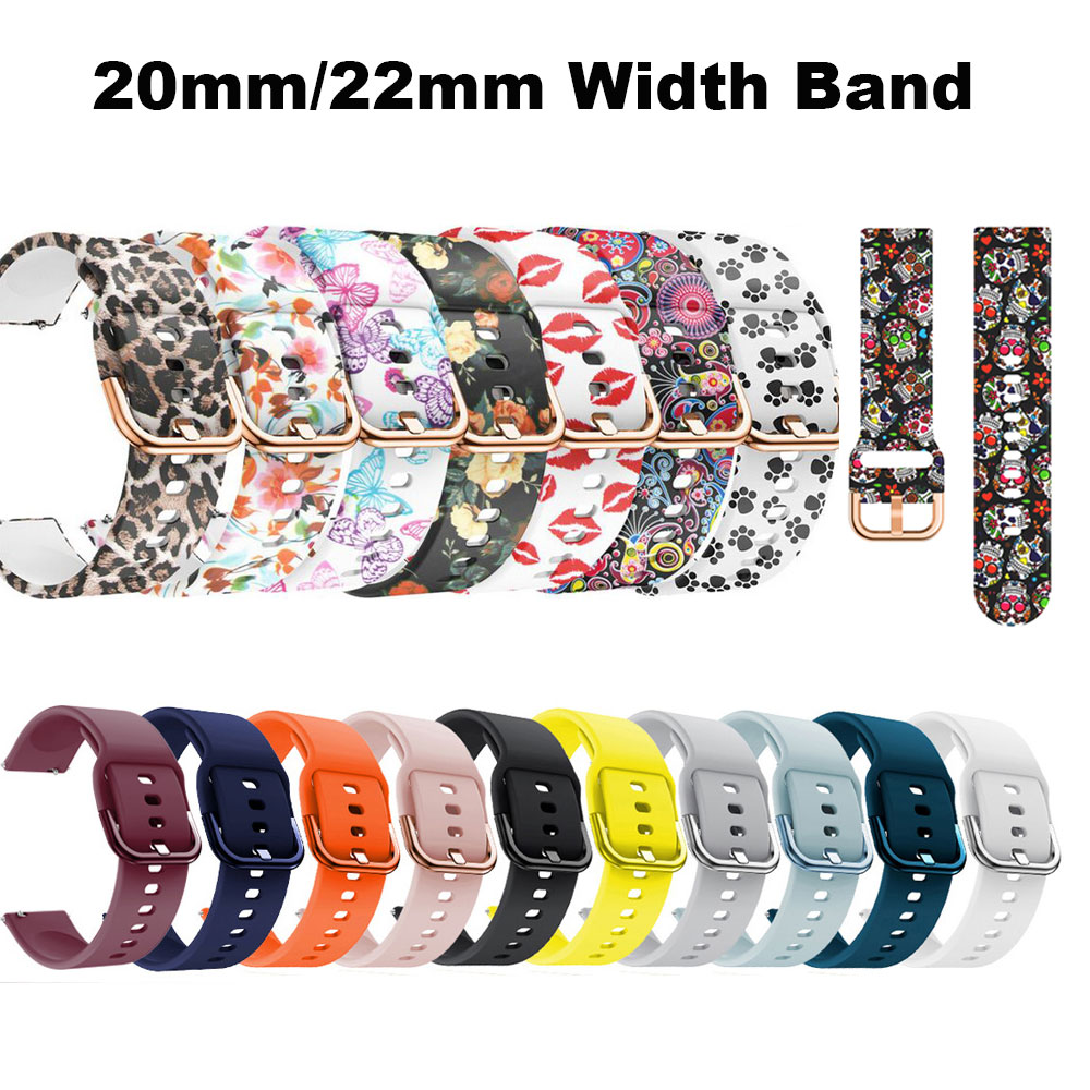 22mm 20mm Silicone Strap for Huami Amazfit GTR 47 42mm Band Amazfit GTS ...