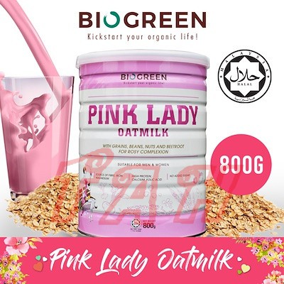 Biogreen PINK LADY OATMILK Ten Grain Beetroot Oat Milk 800g | Shopee ...