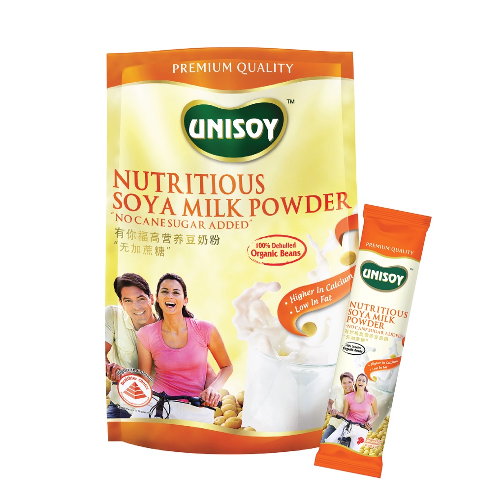 Bundle 5 UNISOY Nutritious Soy Milk Powder - No Cane Sugar | Low Sugar ...