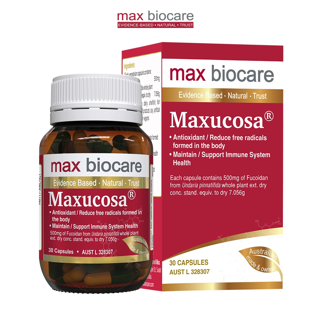 Max Biocare Maxucosa - Clinically validated Fucoidan for Immunity - 30 ...