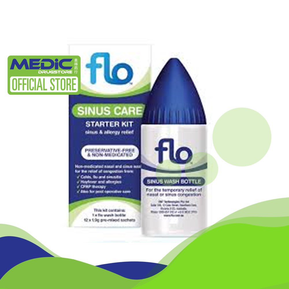 [Bundle of 2] FLO Sinus Care Starter Kit - By Medic Drugstore | Shopee ...