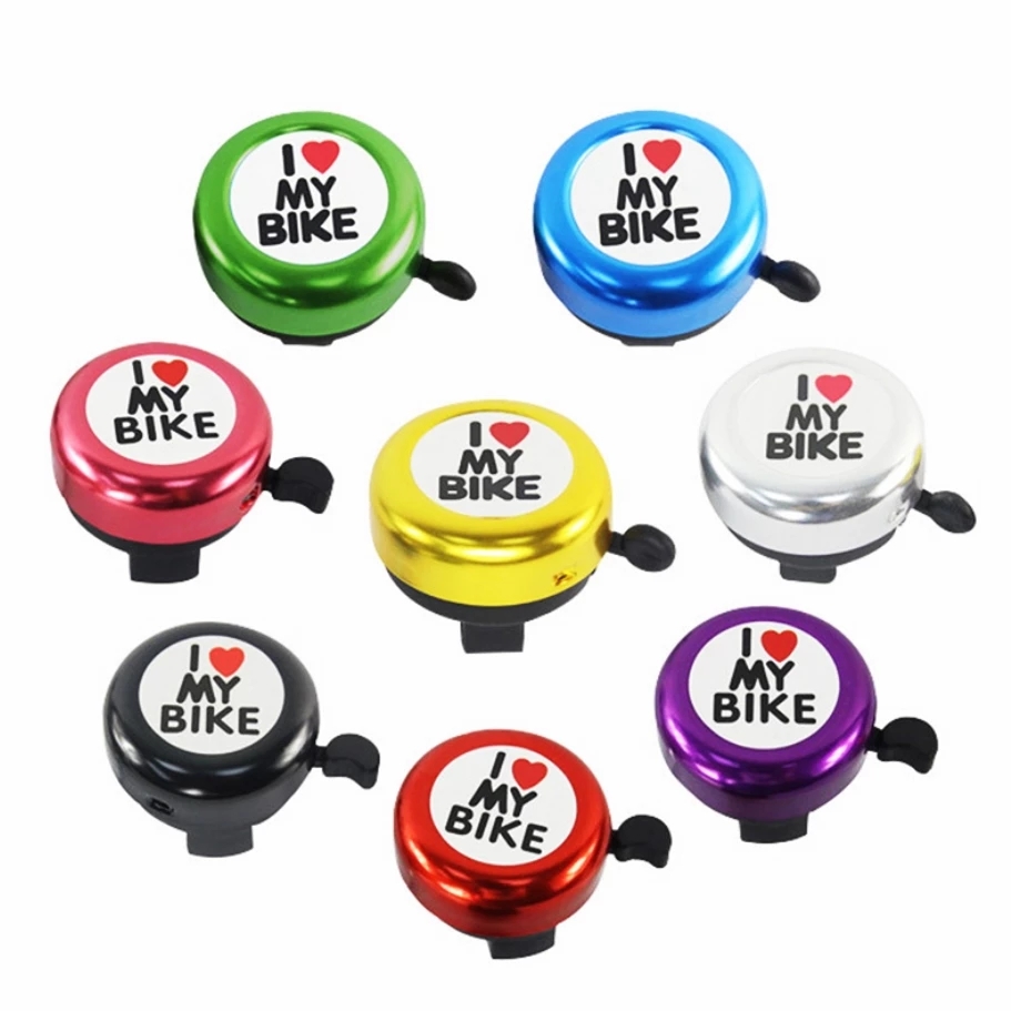 8 Colors Cute Bicycle Bell Handlebar Bell Loud Sound Bike Bells Alarm ...