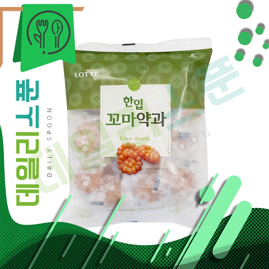 [Lotte] Mini Yakgwa Korean Traditional Snack Sweet Honey 140g | Shopee ...