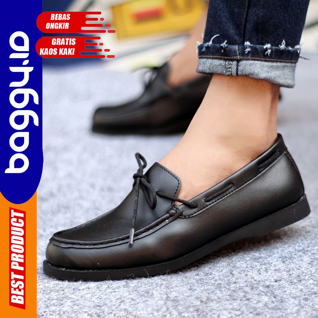 Baggy X ELDER Shoes Slip On Men Leather Premium Shoes Men Casual Slip ...