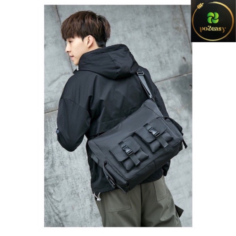 Messenger Bag Men Trendy Brand Japanese Sling Bag | Shopee Singapore