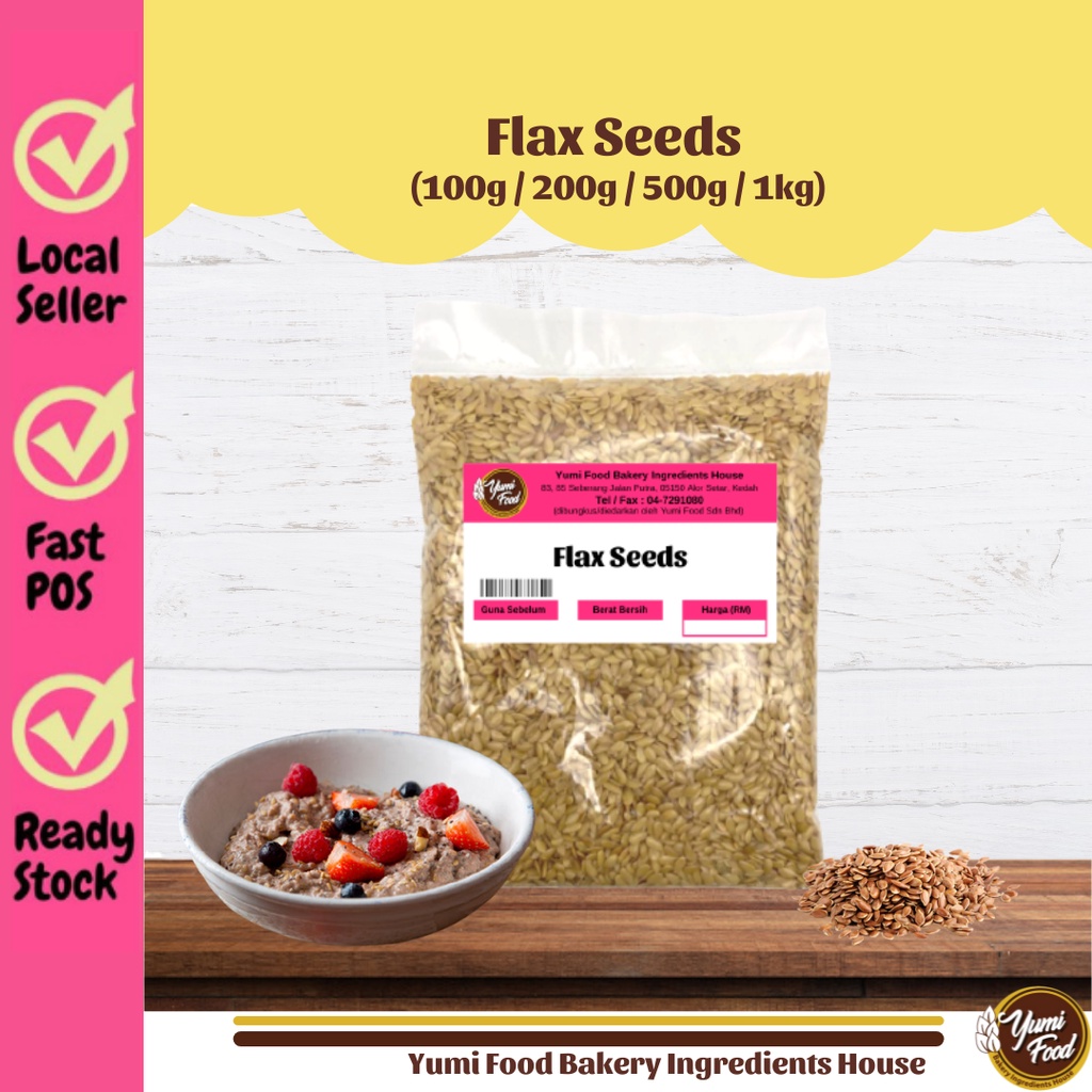 Flax Seeds / Biji Rami / Biji Flaks Flaxseed | Shopee Singapore