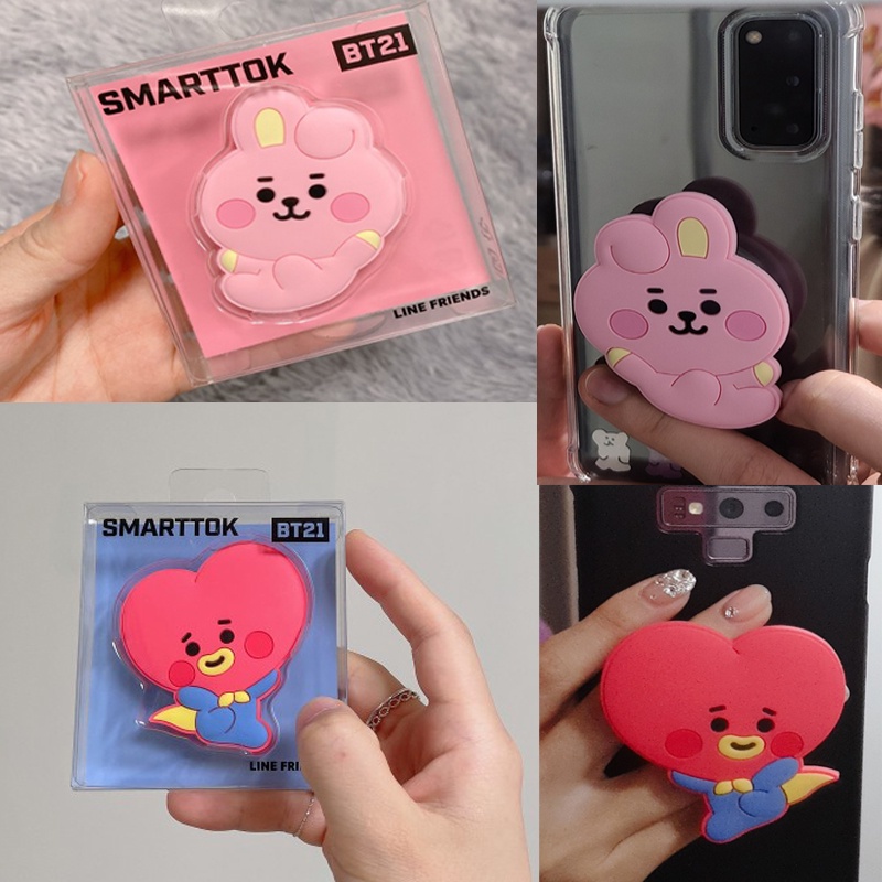 BT21 Official Griptok Smart Phone Finger Stand Holder Smart Tok ...