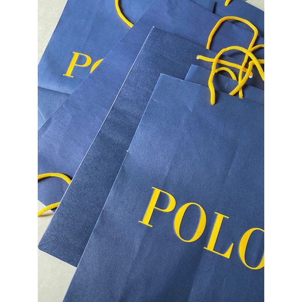 POLO Paper Bag (paint) | Shopee Singapore