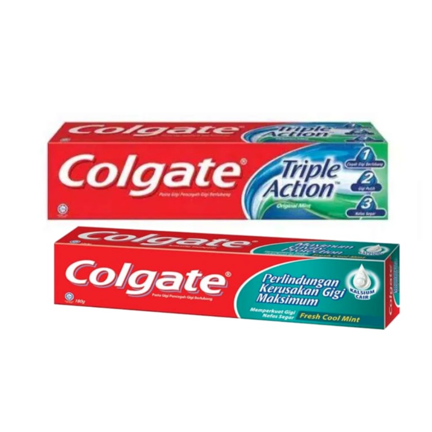 Colgate Toothpaste - Triple Action / Cavity Prevention - 180 gr ...