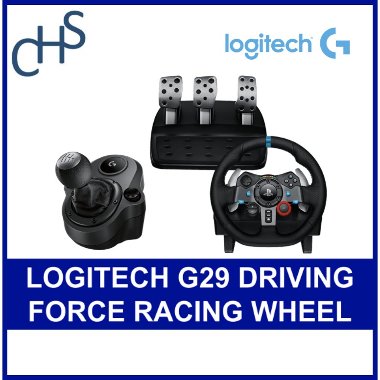 Logitech G29 Driving Force Racing Wheel for PS4 PS3 PC Logitech Shifter ...