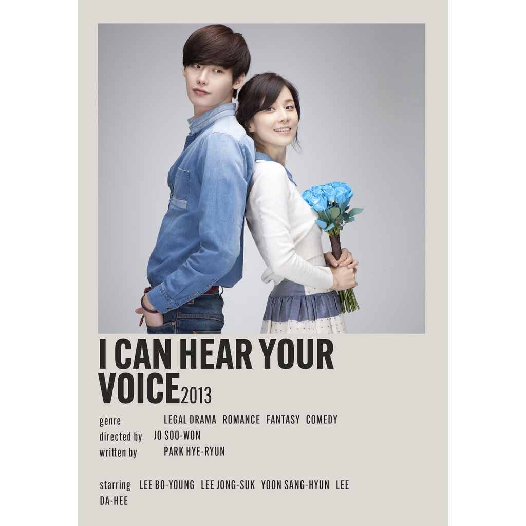 Poster I Can Hear Your Voice Korean DRAMA for home/bedroom/office ...