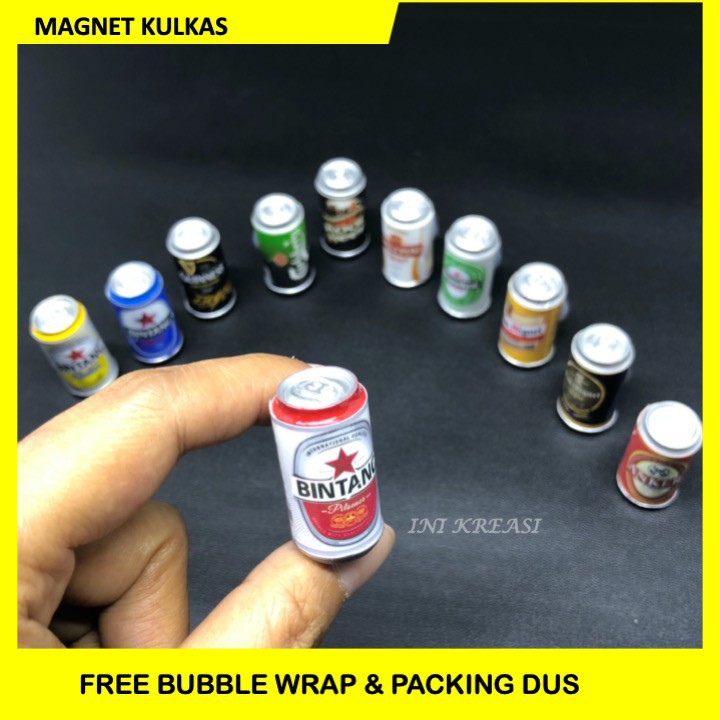 Miniature Magnets Paste SODA & Beer Cans Of Beverage Refrigerator ...