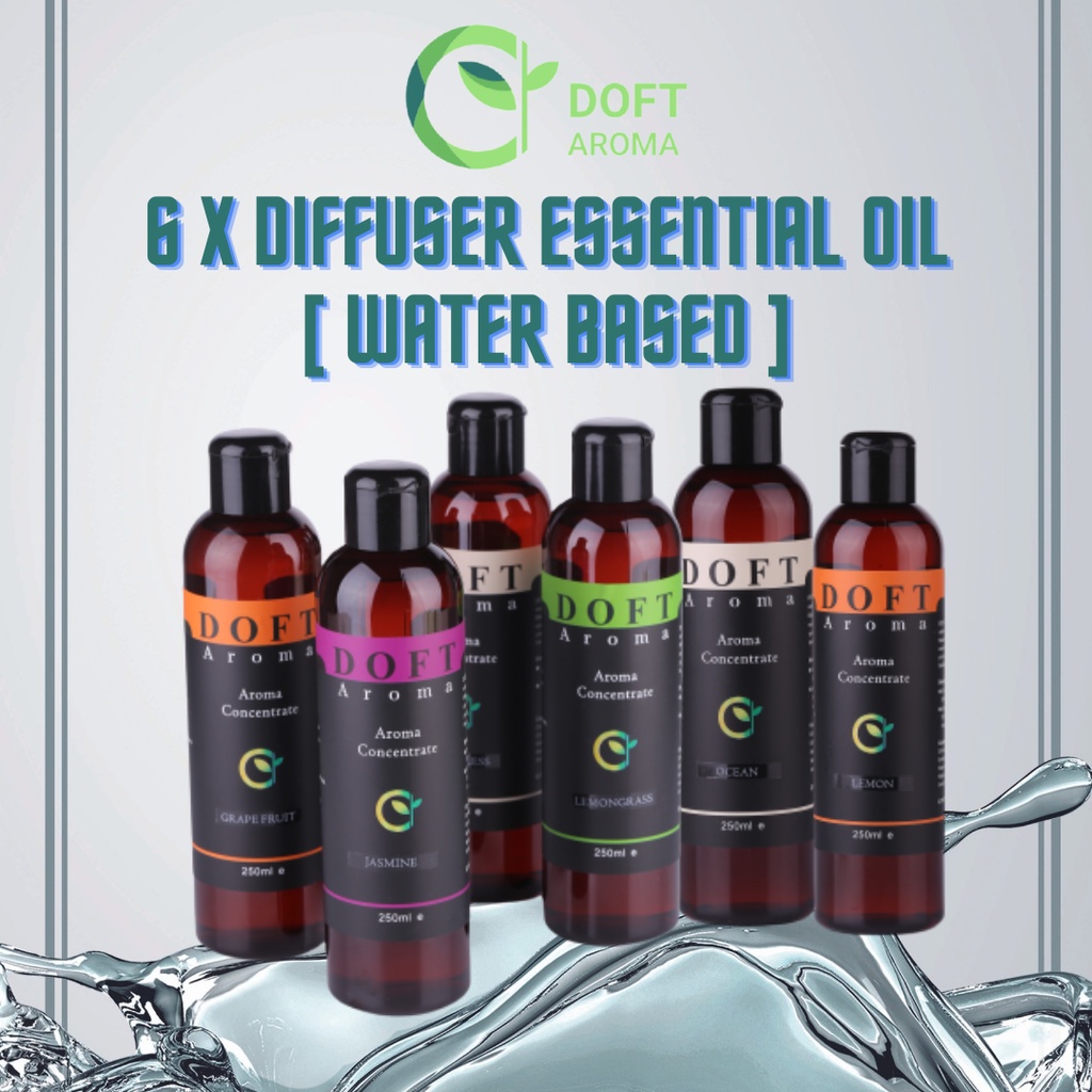 [Bundle of 6] 250ml DOFT Essential Oil water based for Diffusers Mix ...