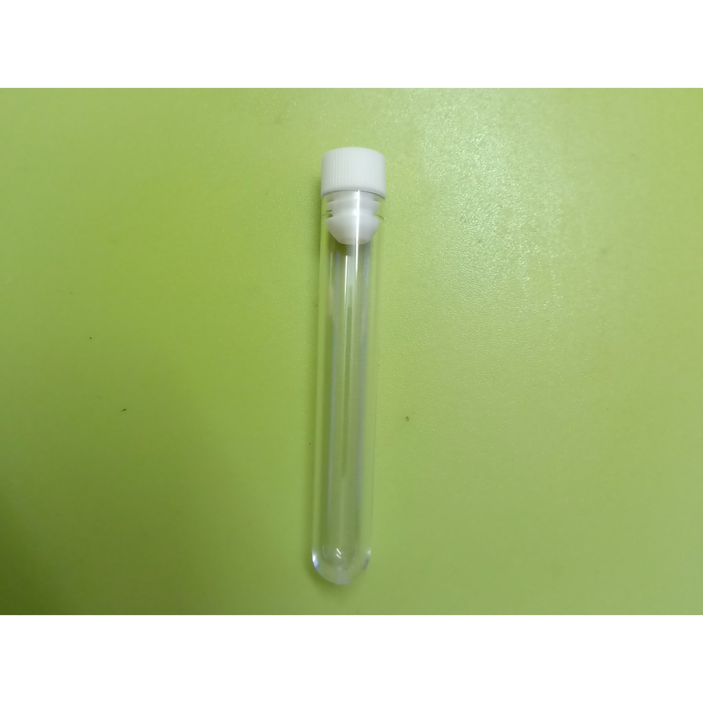 Transparent test tube with 2-layer cap 5ml ( Laboratory equipment ...
