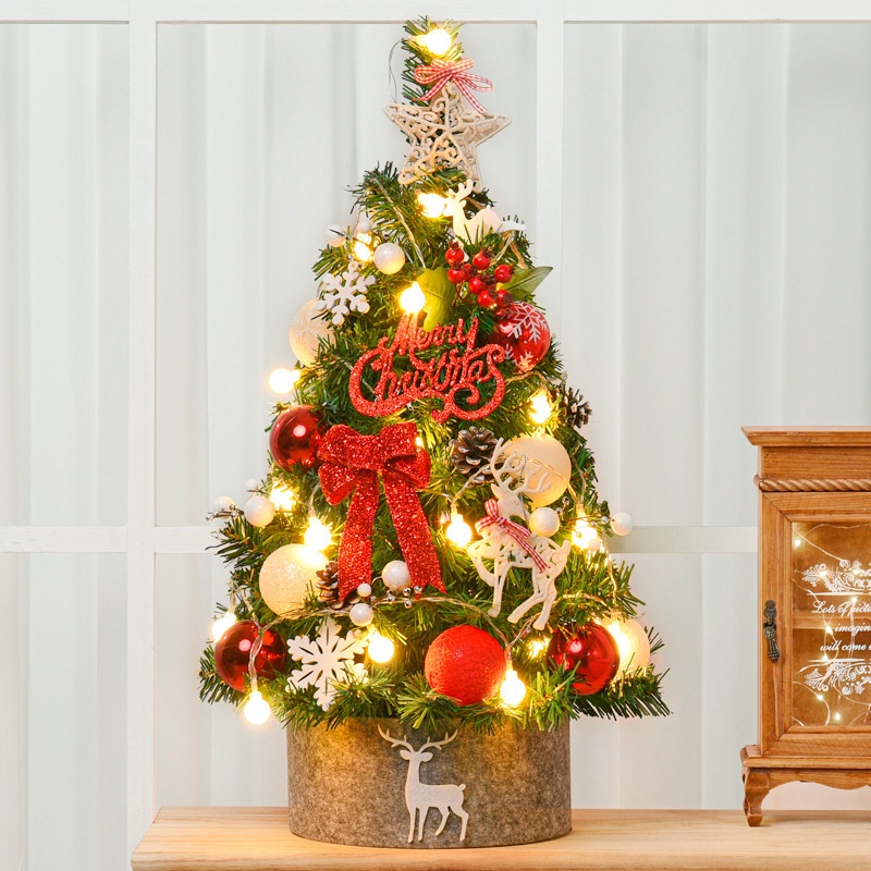 Christmas Tree New Mini 60/90cm Christmas Tree Decoration Creative Diy ...