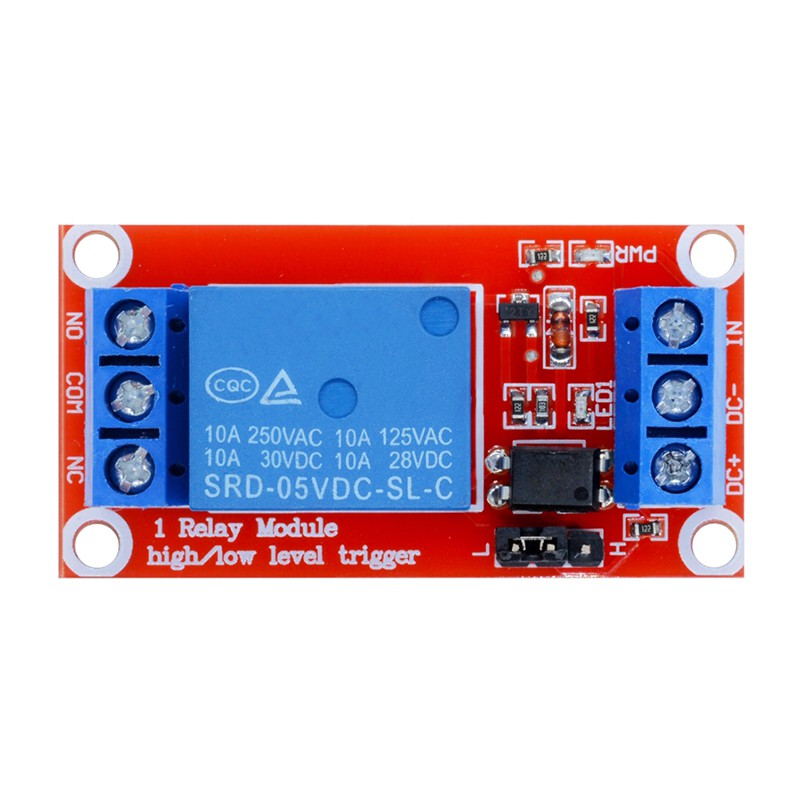 DC 5V 1CH Relay Module with Optocoupler Support High and Low Trigger ...