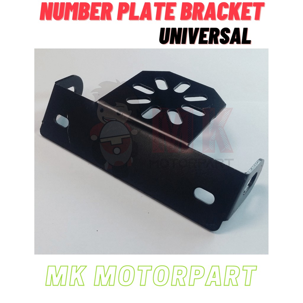 (Universal) License Bracket / Reflector Len / Number Plate / Signal ...