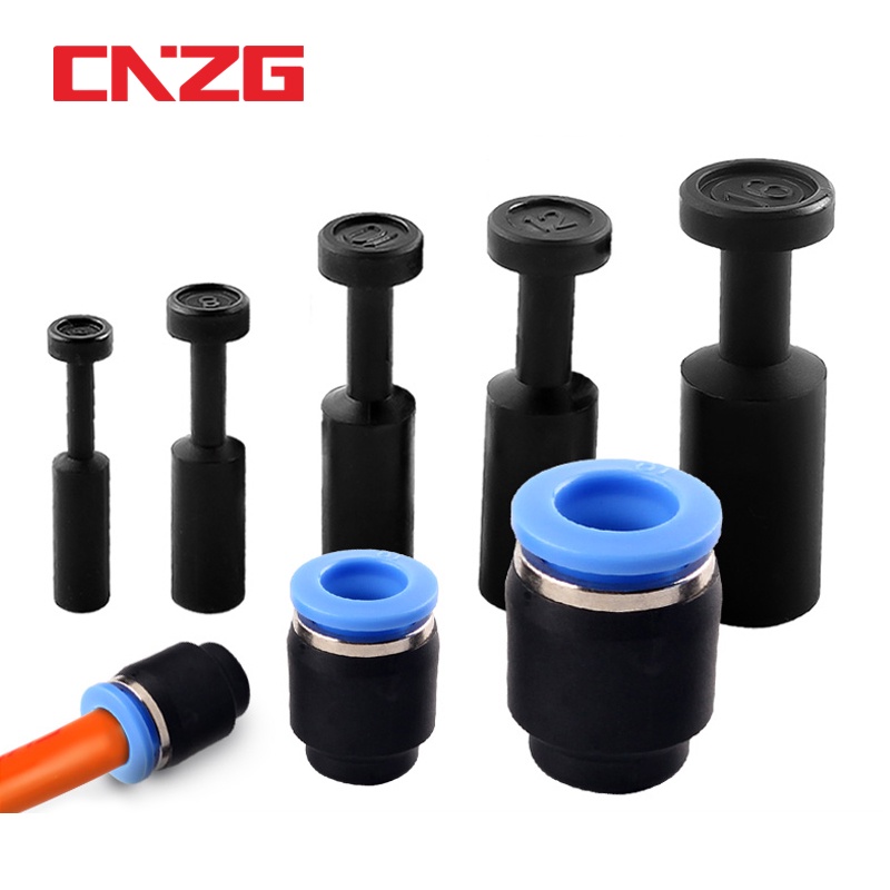 Pneumatic Blanking Pipe End Cup Plug Plugs Air Hose Tube Push Fit ...
