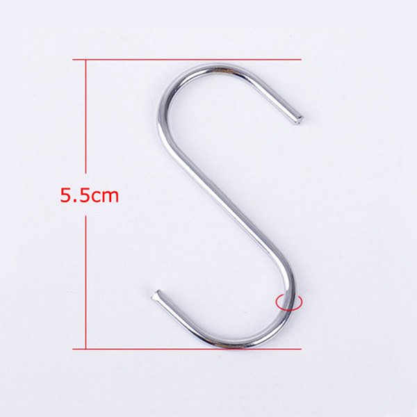 10 Pack S Shaped Hooks Heavy Duty Hooks /Stainless Steel Metal Hooks ...