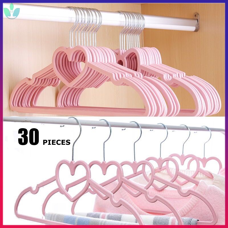 Non-slip hangers Heart-shaped butterfly-shaped plastic hangers Wardrobe ...