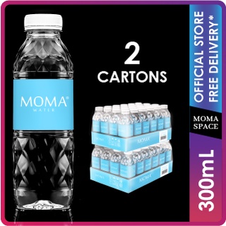Bundle of 2 - MOMAwater 300mL (2 cartons x 24 bottles) - Pure Drinking ...