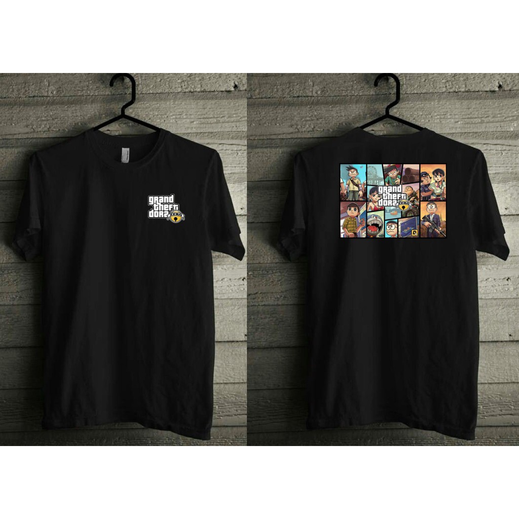 Grand THEFT DORA T-Shirt/GTA DORAEMON/ GTD, ok Quality. | Shopee Singapore