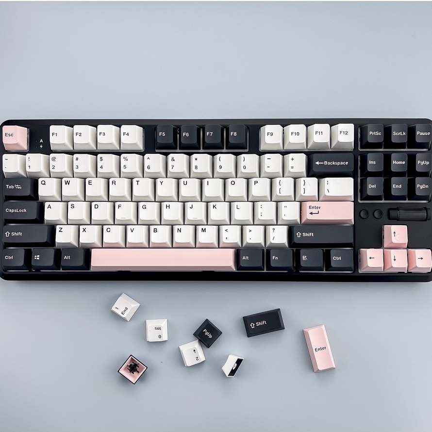 [Keycap Set] PBT Olivia 123 Keys OEM Profile Doubleshot Keycaps ...