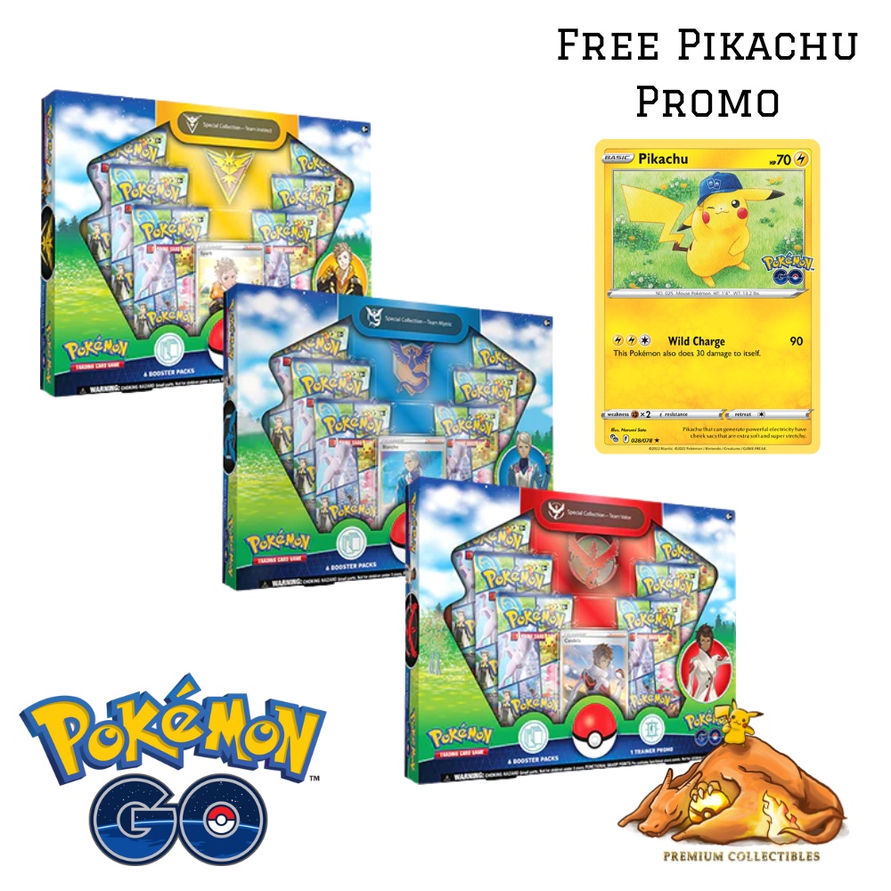 Pokemon TCG Team Special Collection Team Instinct/Team Mystic/Team ...