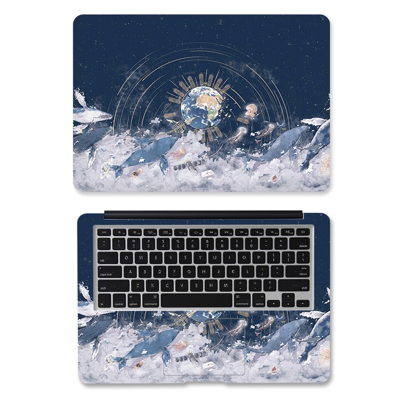 Cool style laptop stickers, computer decorative decals are waterproof ...