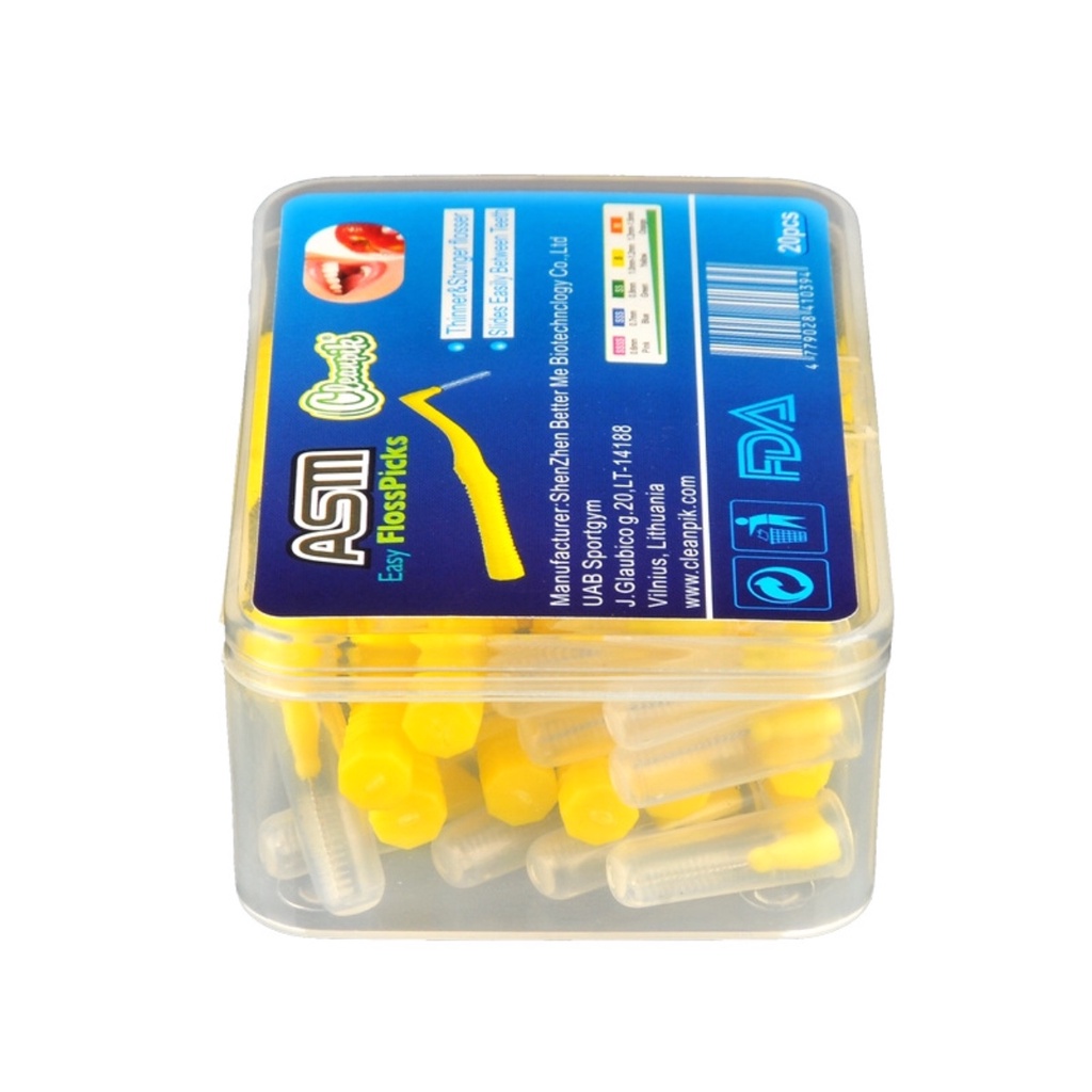 L Shape Push-Pull Interdental Dental Pick Tooth Orthodontic Brush Oral ...