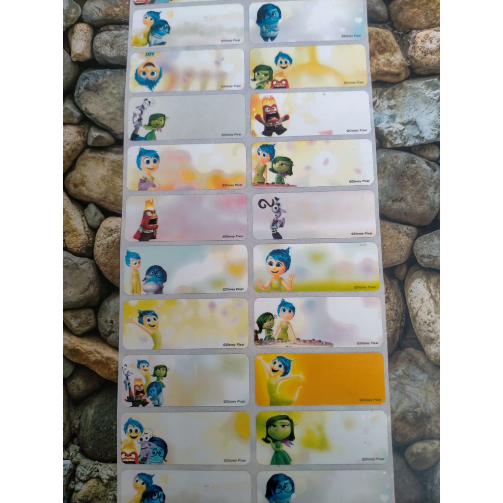 Inside OUT WATERPROOF Name LABEL Sticker | Shopee Singapore