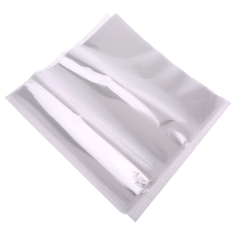 DOU 50 Record Sleeves Crystal Clear Vinyl Record Storage Protector 12 ...