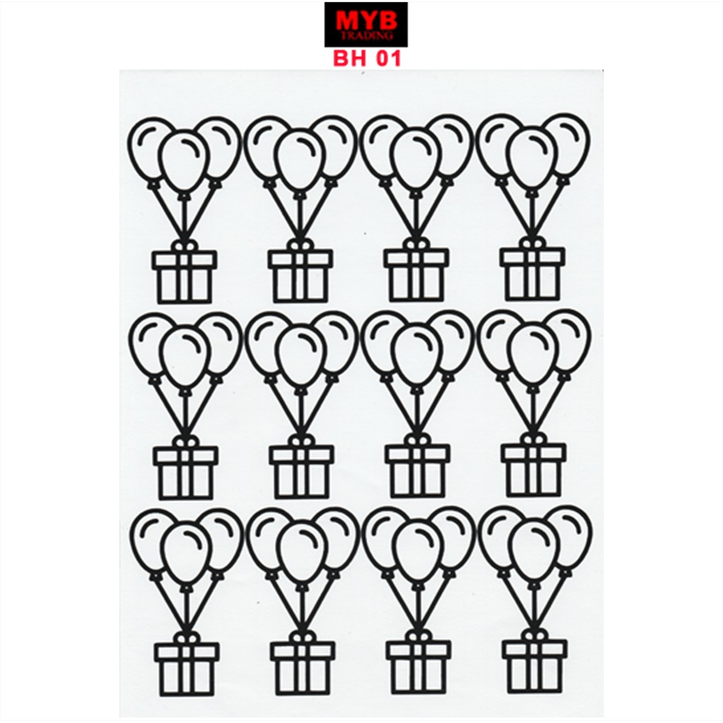 - BALLOON STICKER BALLOON (A4 SIZE) | Shopee Singapore
