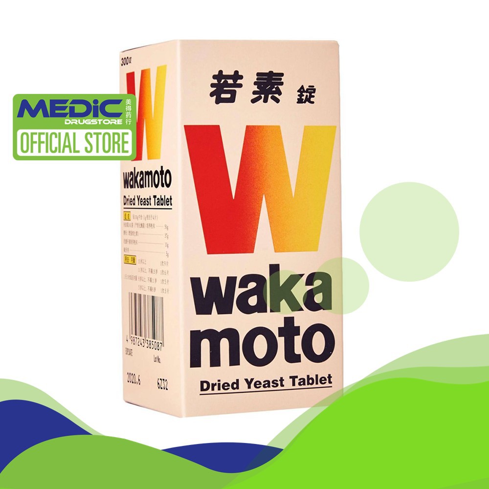 [Bundle of 2] Wakamoto Dried Yeast Tablet 300s - By Medic Drugstore ...