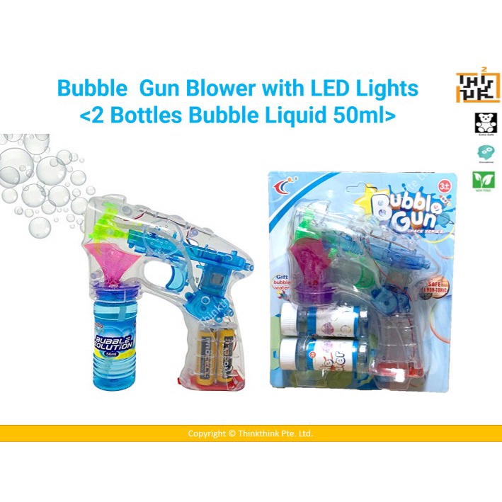 🌈 Bubble Gun Blower with LED Lights 🌈 | Shopee Singapore