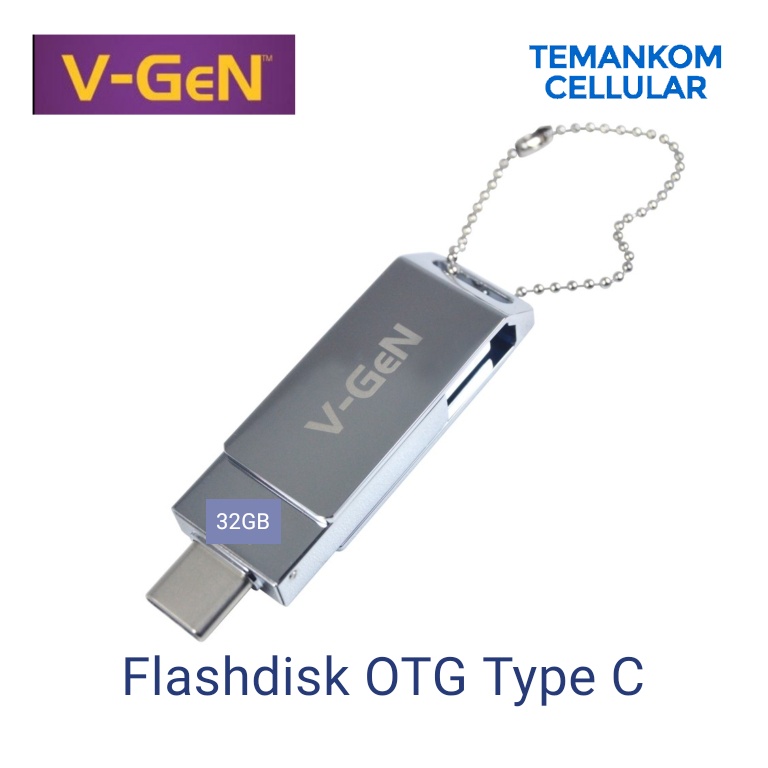 Flashdisk OTG Vgen V-gen type C 32GB 64GB 128GB USB lifetime warranty ...