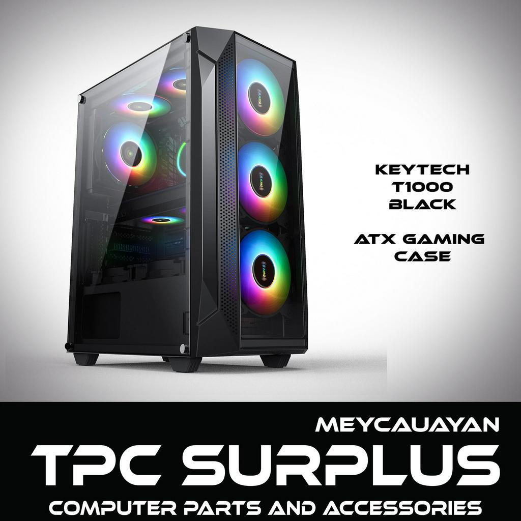 Brandnew Keytech T1000 Black ATX Gaming Case | Shopee Singapore