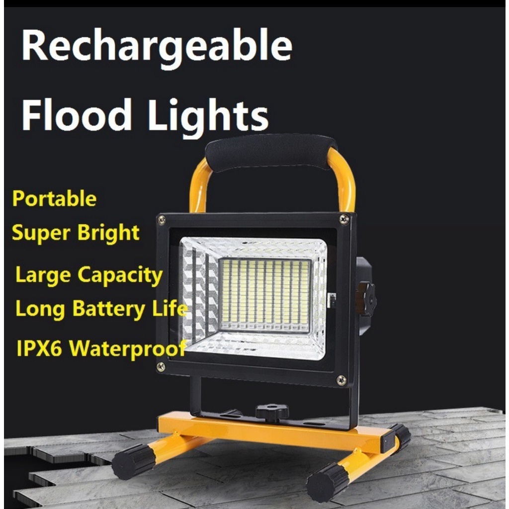 (Local seller)(56 pcs LED) LED Rechargeable working, portable flood ...