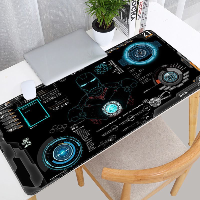 Disney Iron Man Anti-Slip Durable Rubber Computer Mouse Pad Game Tablet ...
