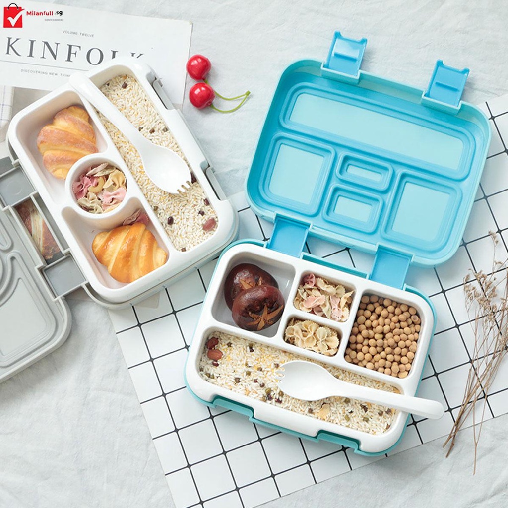 Lunch Box Bento Box for Kids Lunch Box 800ml Bento Lunch Box with 5 ...