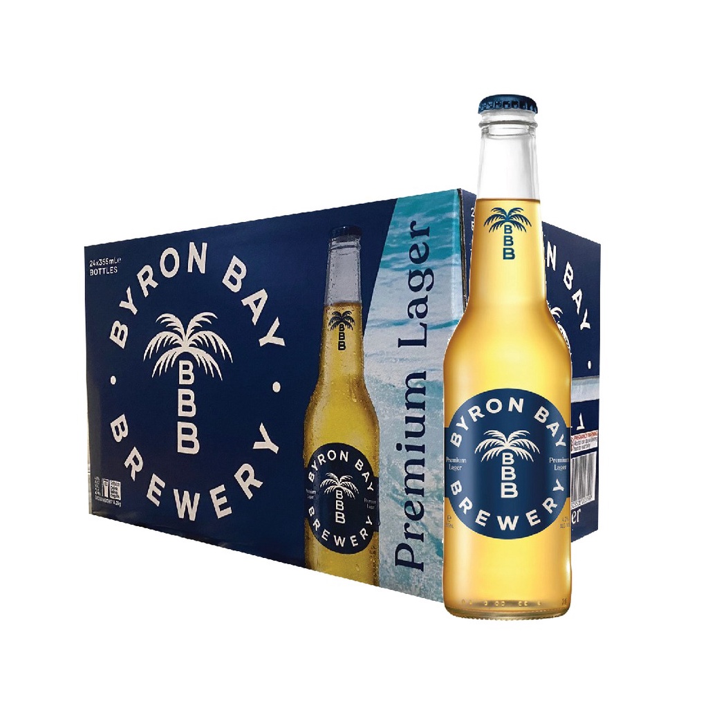 Byron Bay Premium Lager 24 x355ml | Shopee Singapore