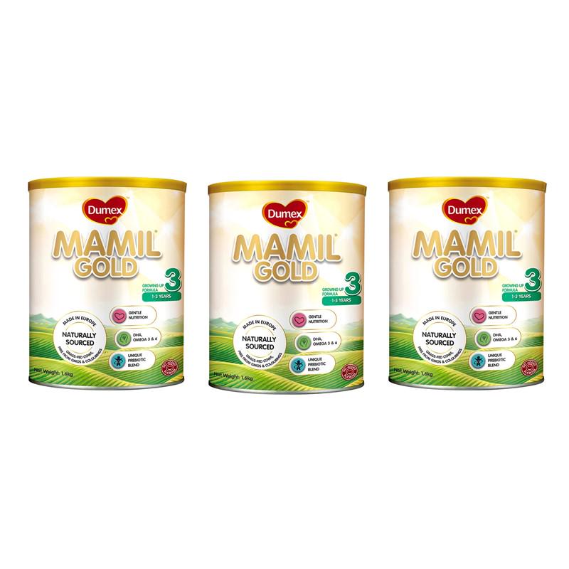 [Bundle of 3] Dumex Mamil Gold Stage 3 Growing Up Kid Milk Formula 1 ...