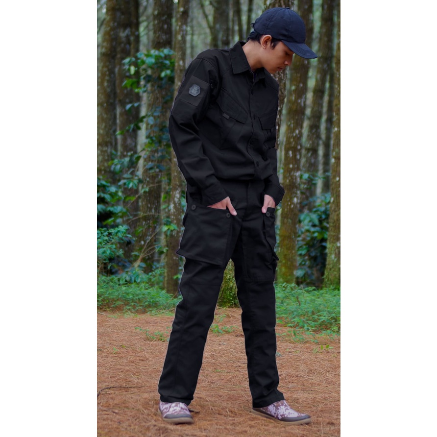 Men's monkey pants / monkey cargo pants / monkey cargo pants / black ...