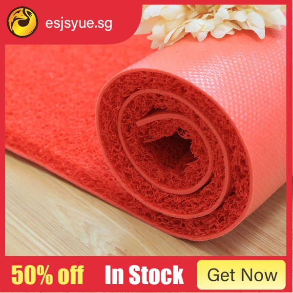 PVCPlastic Wire Loop Outdoor Red Carpet Large Area Waterproof Non-Slip ...